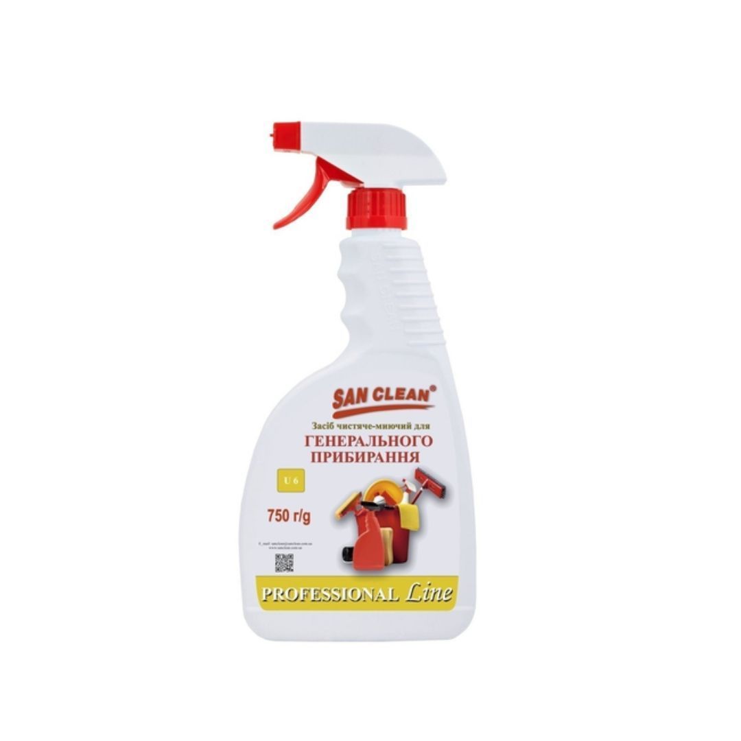 Засіб миючий San Clean "Professional Line" для генерального прибирання ...